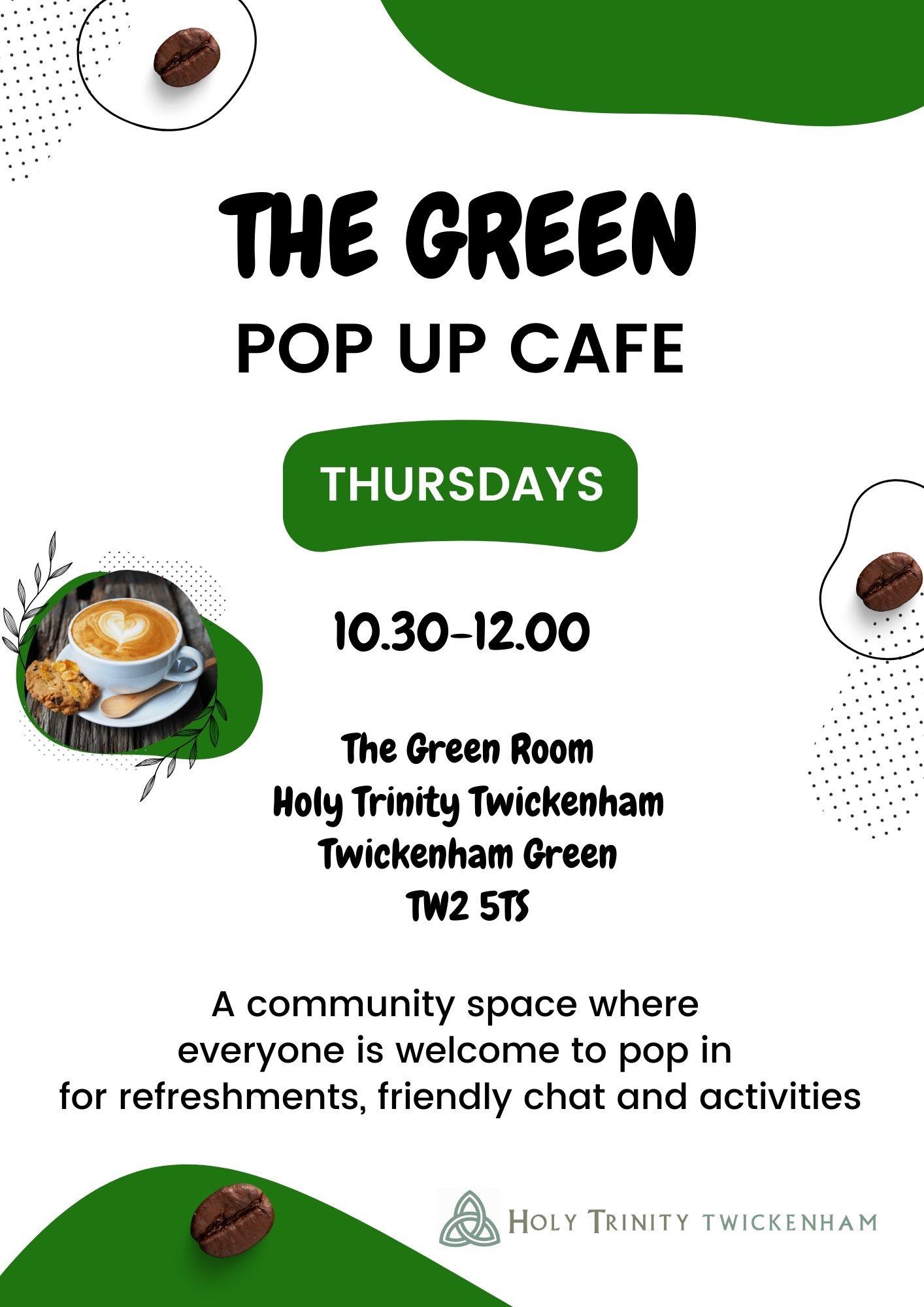The Green – Pop-up Café – Holy Trinity Twickenham